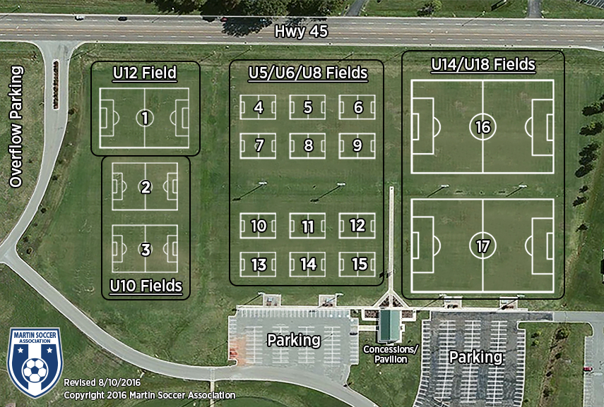 FIELD MAP AND DIRECTIONS