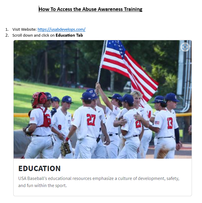 Abuse Awareness Training