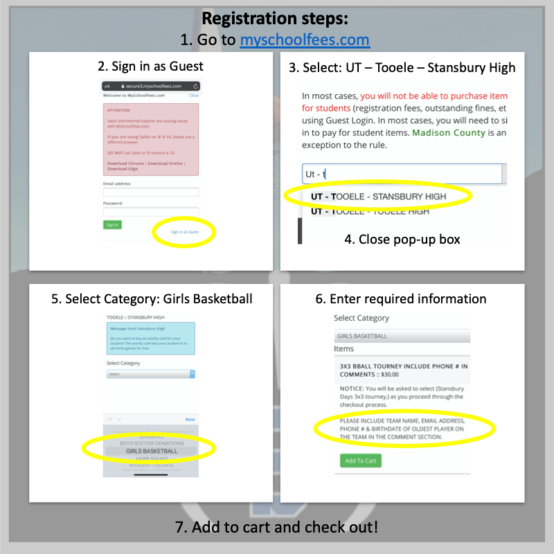 Stansbury Days 3 v 3 Tournament