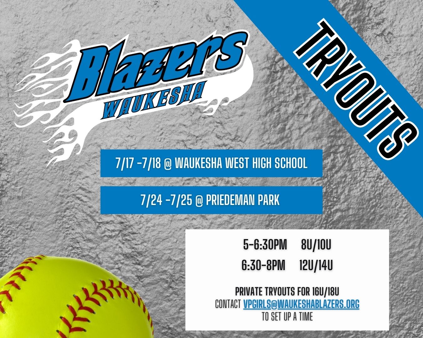 2024 Fastpitch Softball Tryouts & Registration