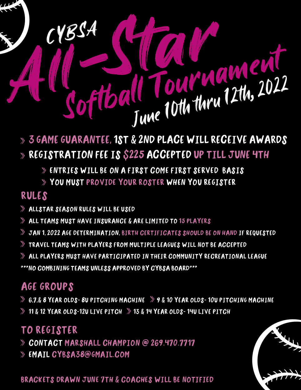 Softball All-Star Tournament