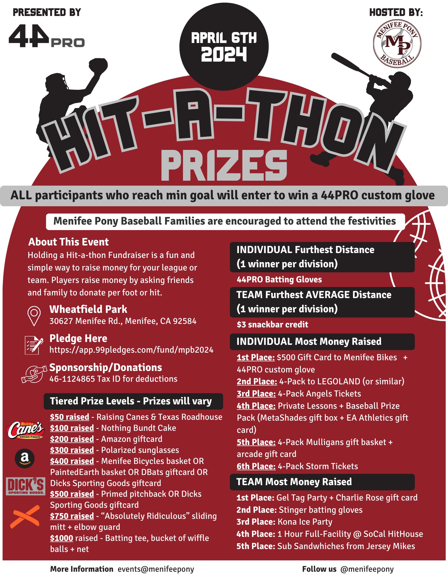 Hit-A-Thon Flyer